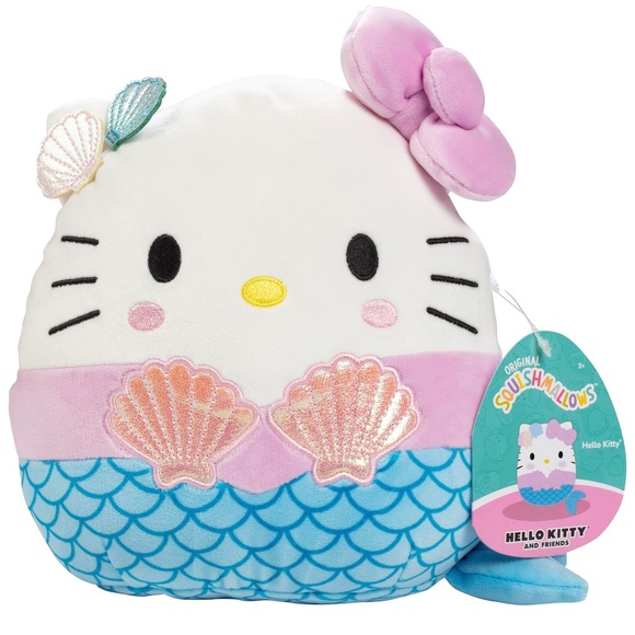Squishmallows | Toys | Hello Kitty Mermaid Squishmallow 8 Plush Shimmer ...